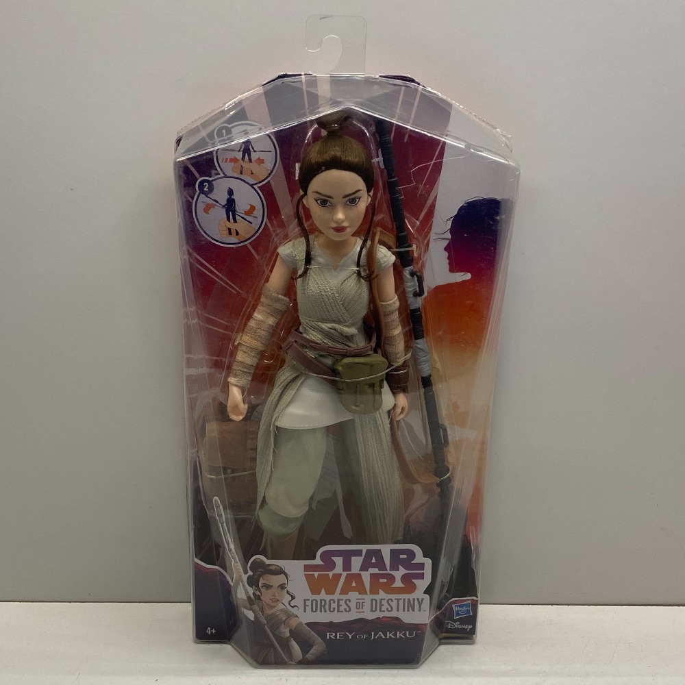 Pre-owned Hasbro Disney Star Wars Forces Of Destiny Rey Jakku - Own4Less